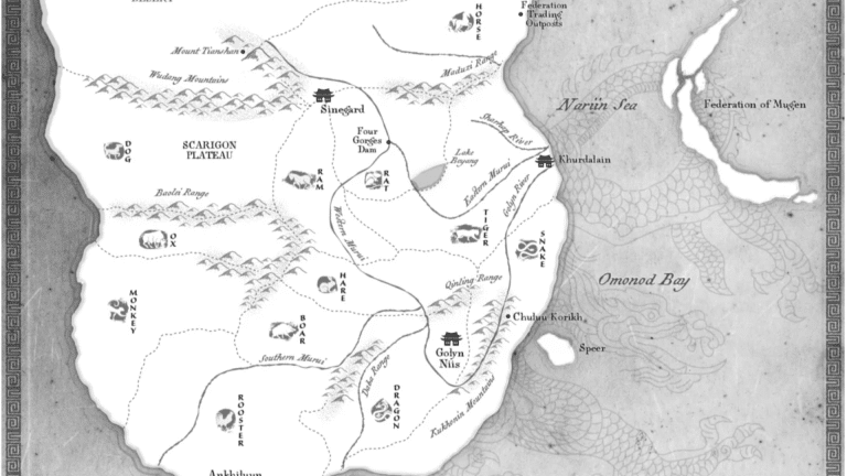Understanding Nikan: The Poppy War Map Explained - The Book Nut